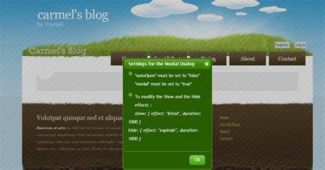 The Aspnet Mvc Club Step By Step How To Create A Modal Jquery Ui Dialog Widget In 10 Minutes