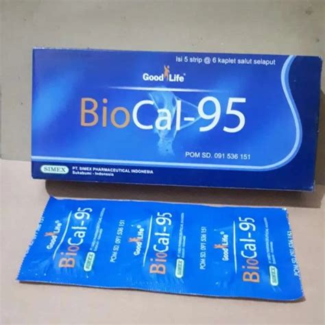 Jual Biocal 95 Isi 30 Tablet Shopee Indonesia
