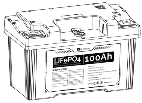 Dr Prepare Lifep04 12v 100ah Lithium Iron Phosphate User Guide