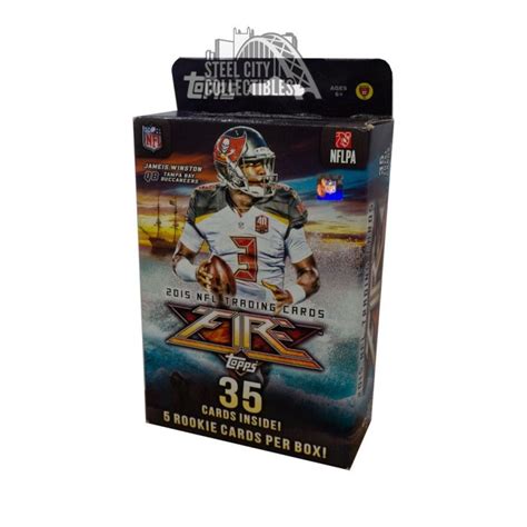 2015 Topps Fire Football Hanger Box Steel City Collectibles