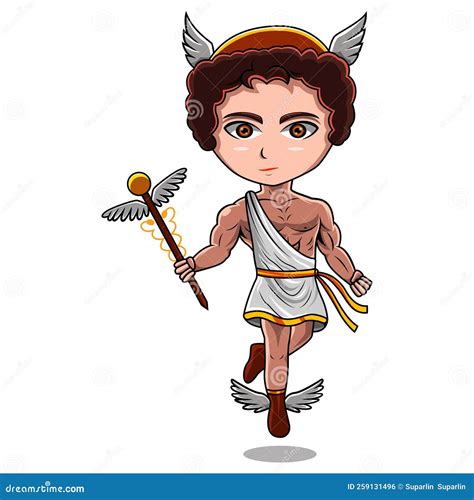 Aphrodite Chibi Mascot Logo Design Vector Illustration Cartoondealer