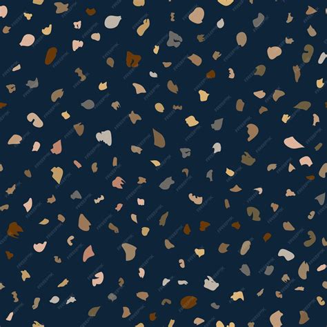 Marble Pattern With Terazzo Flooring Seamless Texture Premium Vector