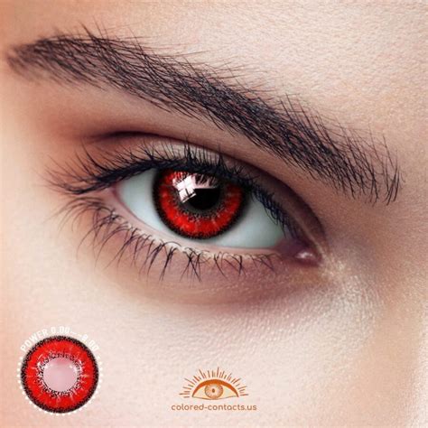 Ai Kotoba Anime Eye Red Colored Contacts Ccus Eyewear Premium