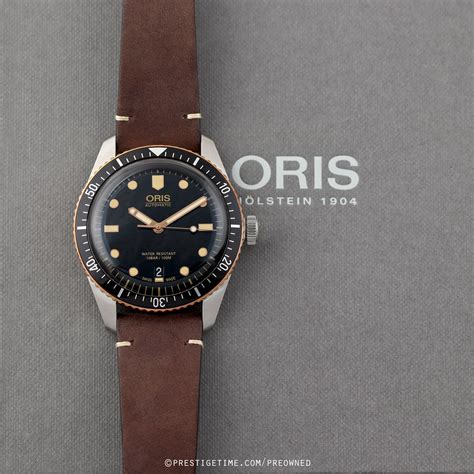 Pre Owned Oris Divers Sixty Five 40mm 01 733 7707 4354 07 5 20 55