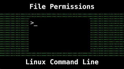 Linux File Permissions Youtube