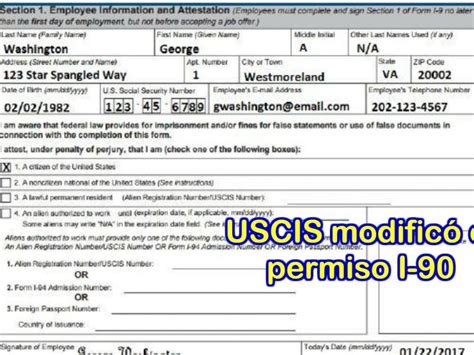 Uscis Actualiza La Formulario I 9 Para Verificación De Empleo