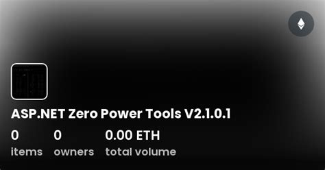 Aspnet Zero Power Tools V2101 Collection Opensea