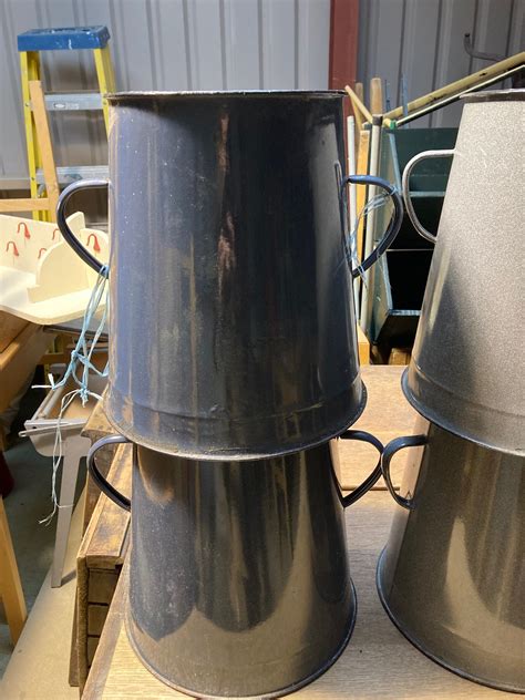 Small Grey Maggie Blue Ticking