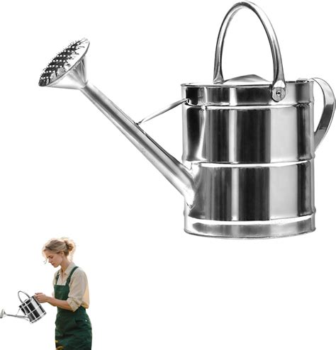 Stainless Steel Watering Can For Plantslarge Capacity