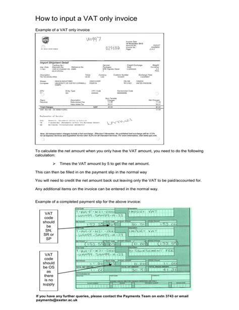 Example Of Vat Only Invoice At Vivian Beck Blog