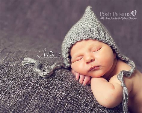 Crochet Hat Pattern Easy And Elegant Pixie Hat Pattern Pdf 334 Newborn To Adult Sizes On Luulla