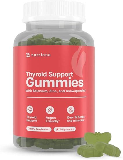 Nutriana Thyroid Support Gummies Selenium Supplement