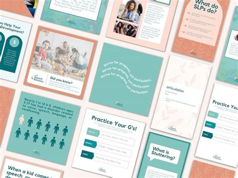 Speech Therapy Social Media Templates Slp Ts Slp Templates