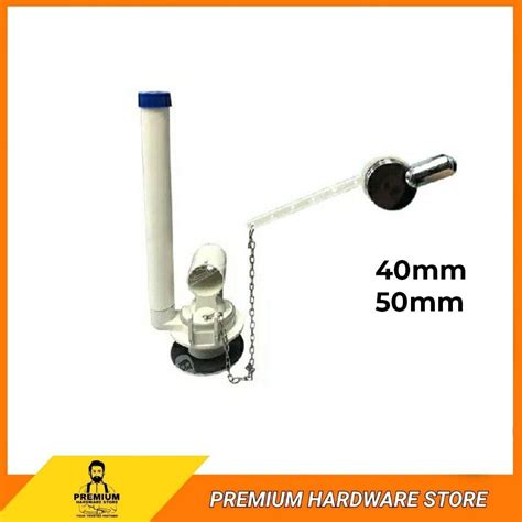 Flapper Flush Valve Complete With Front Lever Handle Gda2004lh
