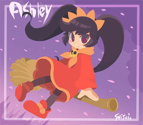 Shisui Ashley Warioware Nintendo Warioware 1girl Artist Name Black Hair Black Pantyhose