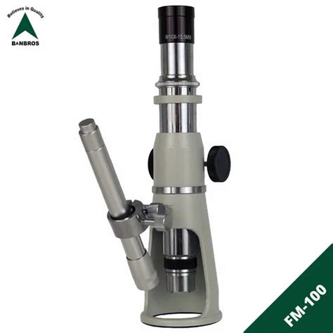 Banbros Measuring Microscope Workshop Hand Microscope Fm 100 For