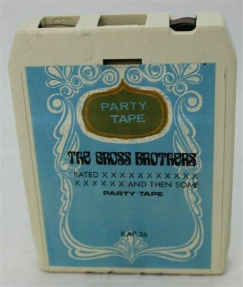 The Gross Brothers Rated Xxxxxx And Then Some Party Tape 8 Track Tape