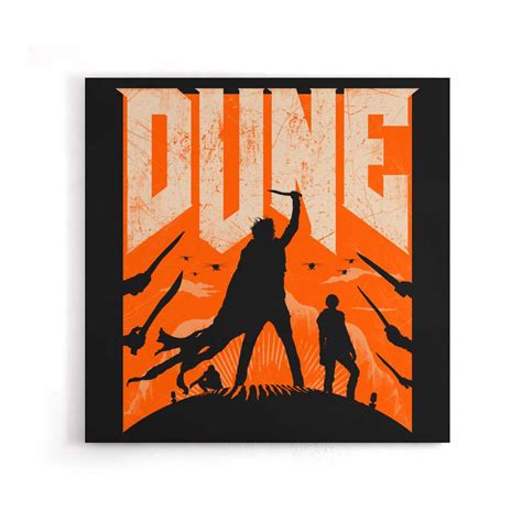 Dune Slayer Canvas Print Once Upon A Tee