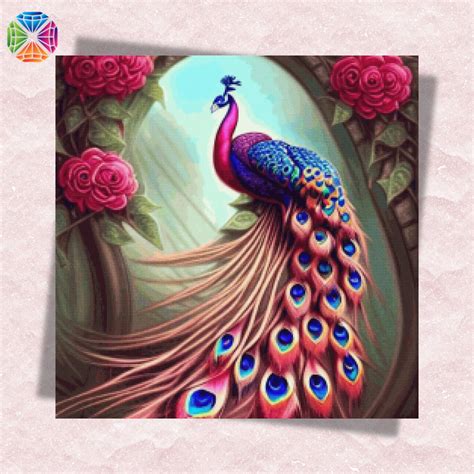 Peacock Rose Fantasy Diamond Painting Diamond Art World Kits