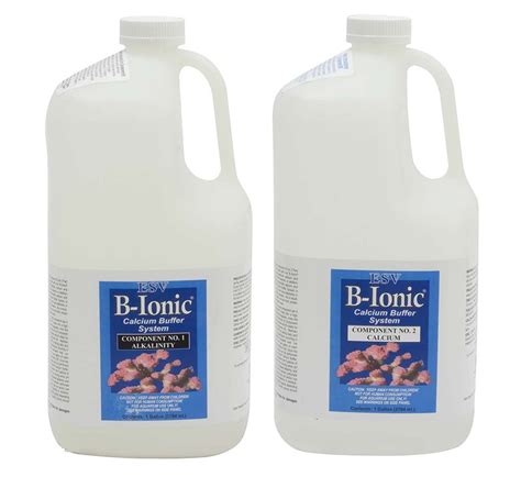 Esv B Ionic 2 Part Calcium Buffer 2 Gal Concentrate 1gal Each Bottle