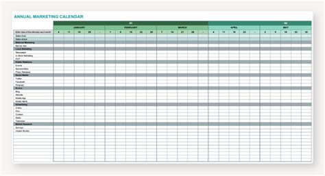15 Free Marketing Calendar Templates Smartsheet