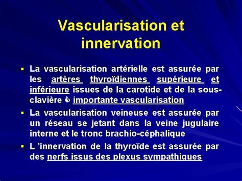 Anatomiephysiologie De La Glande Thyrode Et Des Parathyrodes