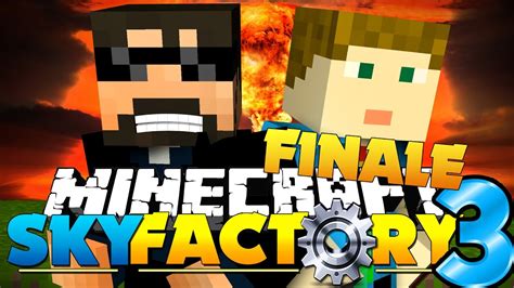 We Go Out With A Bang The End Of Minecraft Sky Factory 3 Youtube
