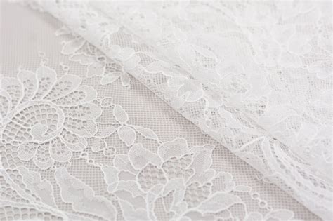Tejido De Encaje Blanco Tela De Encaje Tela De Encaje Boho Etsy