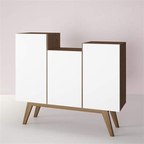 Conjunto 2 Peças Para Sala De Estar 1 Rack Para Tv Até 48 Polegadas E 1 Aparador Estilare