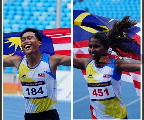 Shereen Umar Raih Emas Berganda 400m Sukan Sea