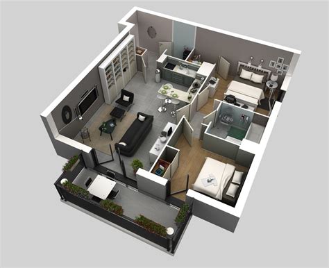 Planos De Apartamentos Modernos