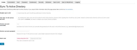 Sync To AD Next Active Directory Integration