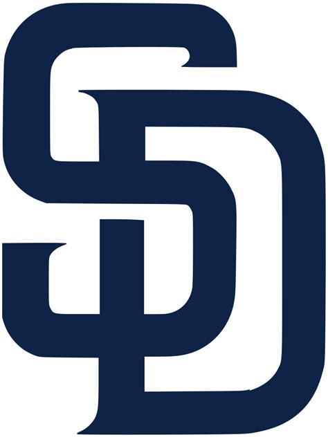 File San Diego Padres Logo Letters Svg Wikimedia Commons