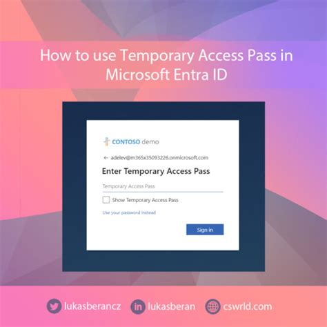 How To Use Temporary Access Pass In Microsoft Entra Id Cybersecurity