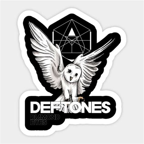 Deftones Diamond Eyes Sticker Deftones Band Homemade Stickers