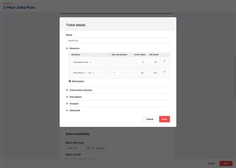 Create Your Session Pass Products Help Center
