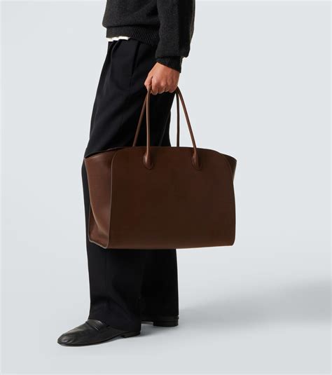 The Row Marlo 17 Leather Tote Bag The Row