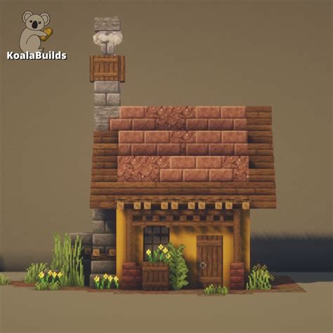 Minecraft Easy Cozy Starter House Дома Minecraft Здания в