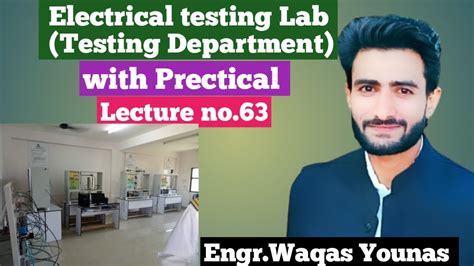 Transformer Labortory Testing Department Working With Practical