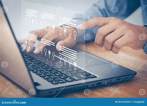 Online Exam Concept Student Passing Online Exam Choose Correct Answer