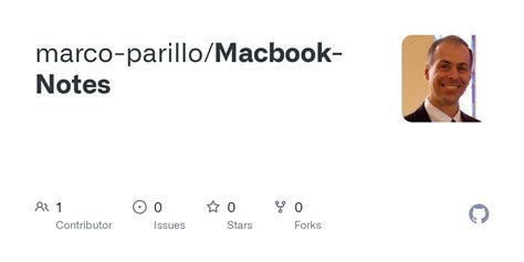 Github Marco Parillo Macbook Notes