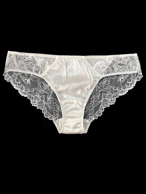 Cheeky Lace Up Charmeuse Silk Panty Fst25 3299 Freedomsilk