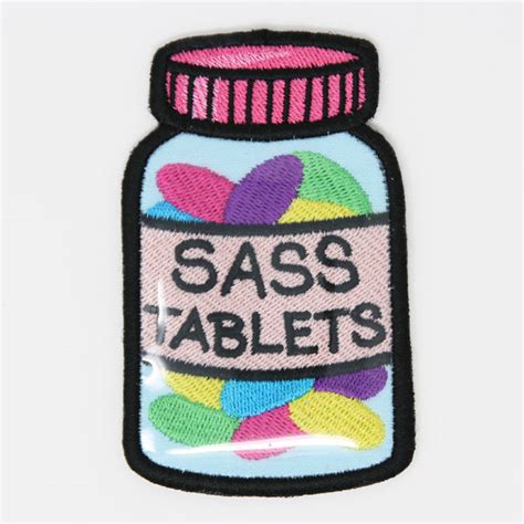 Sass Tablets Patch Vinyl Applique Urban Threads