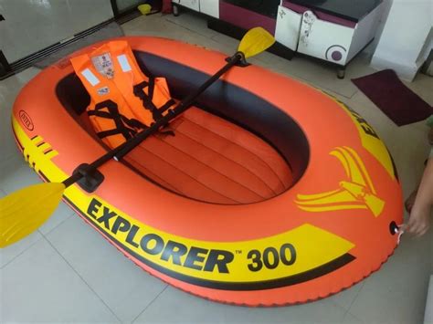 Orange Intex Inflatable Rubber Boat At Best Price In Mumbai Id 27144566591