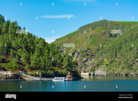 Pier Of Catamaran Boats For A Tour In The Canyons Of The Sil River In