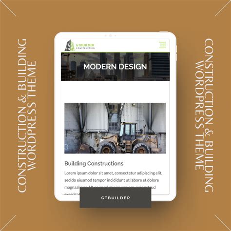 Gtbuilder Construction And Building Wordpress Theme Masterbundles