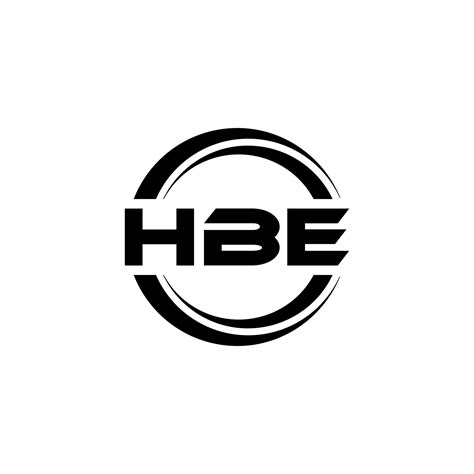 Hbe Logo Diseño Inspiración Para Un único Identidad Moderno Elegancia