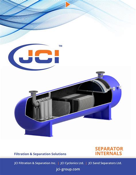 Pdf Separator Filtration And Separation Solutions Internalsjci Group