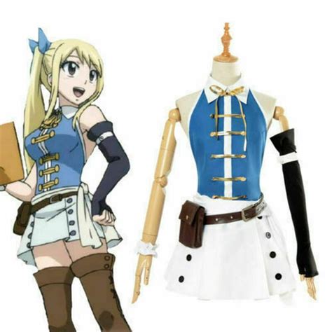 Fairy Tail 3rd Lucy Heartfilia Cosplay Costume Complete Full Set