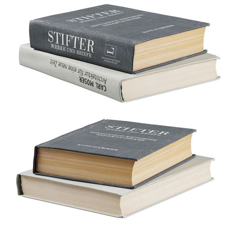 Opened Books Collection 3d Model By Katmit